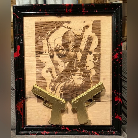 Marvel | Wall Decor | Handmade One Of A Kind 2x30 Lazer Engraved 3d ...